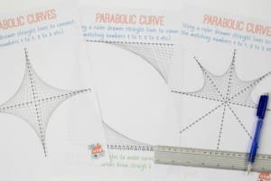 Where Maths and Art Collide: Creating Parabolic Curves | Mum In The ...