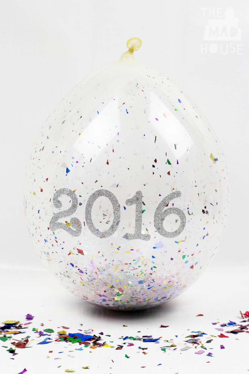 Balloon Confetti Popper - New Years Eve Craft - Mum In The Madhouse
