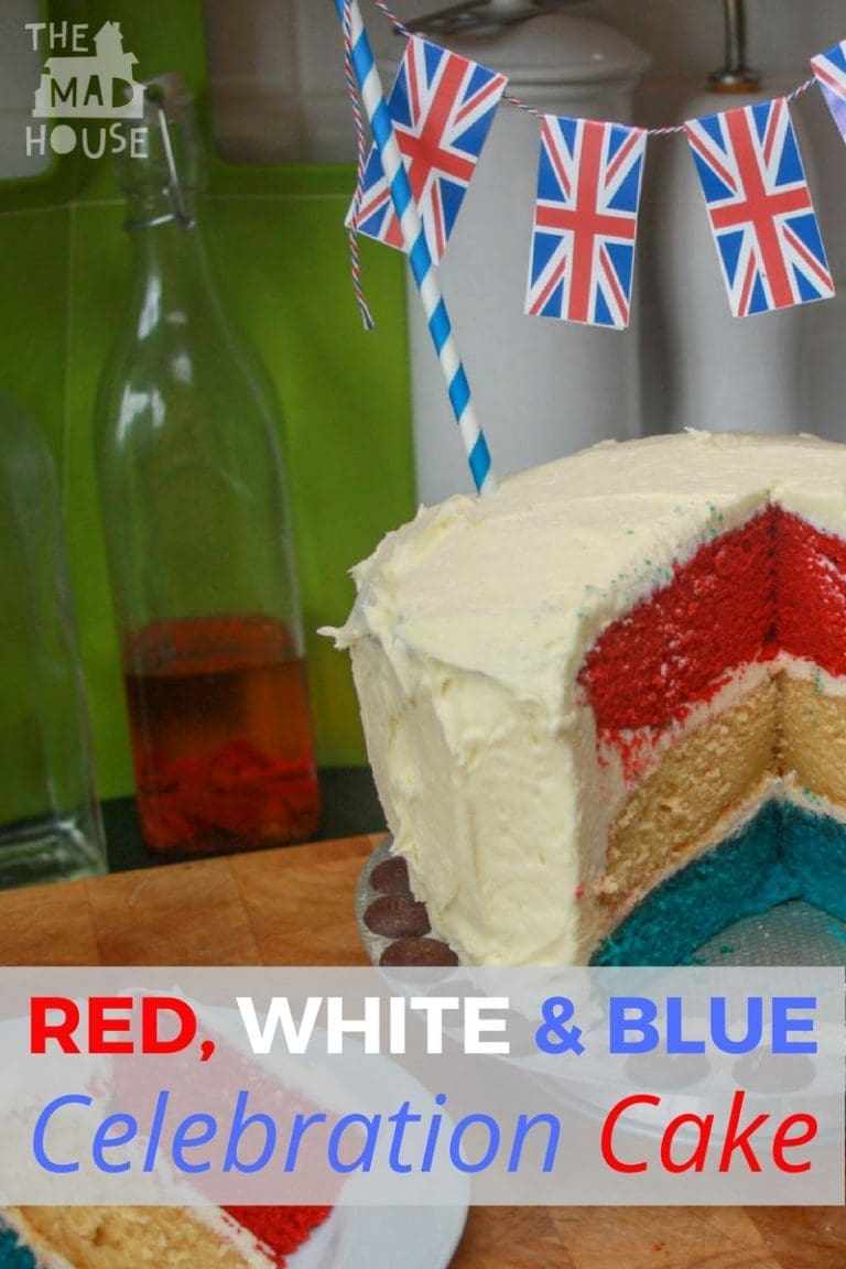 Red, White and Blue Layer Cake | Mum In The Madhouse
