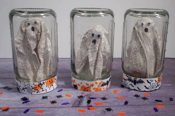 Ghosts in a Jar Halloween Craft | Mum In The Madhouse