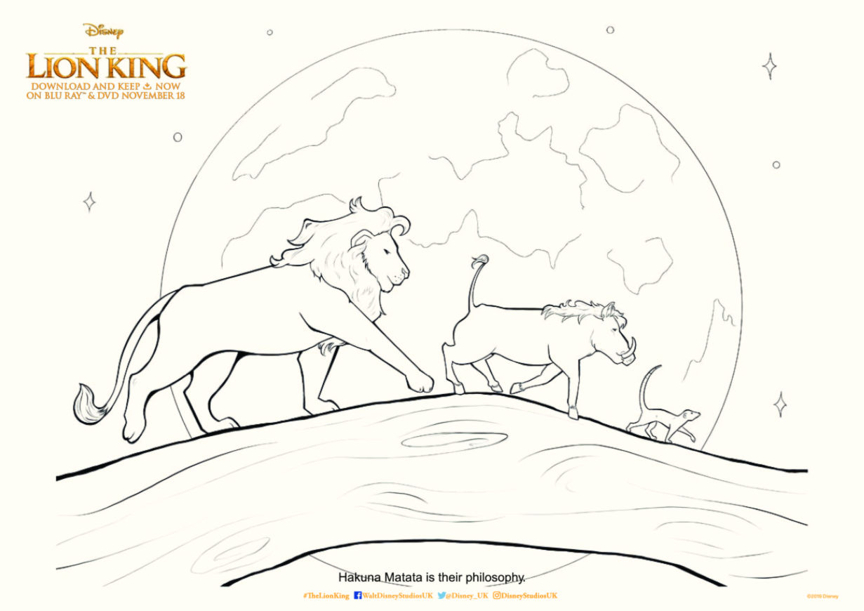Lion King Activity Sheets | Mum In The Madhouse