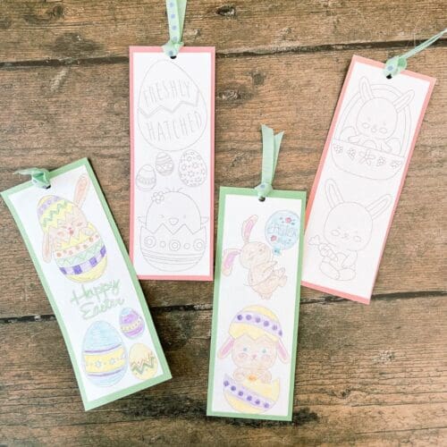 Easter Bookmarks to Color - Mum In The Madhouse