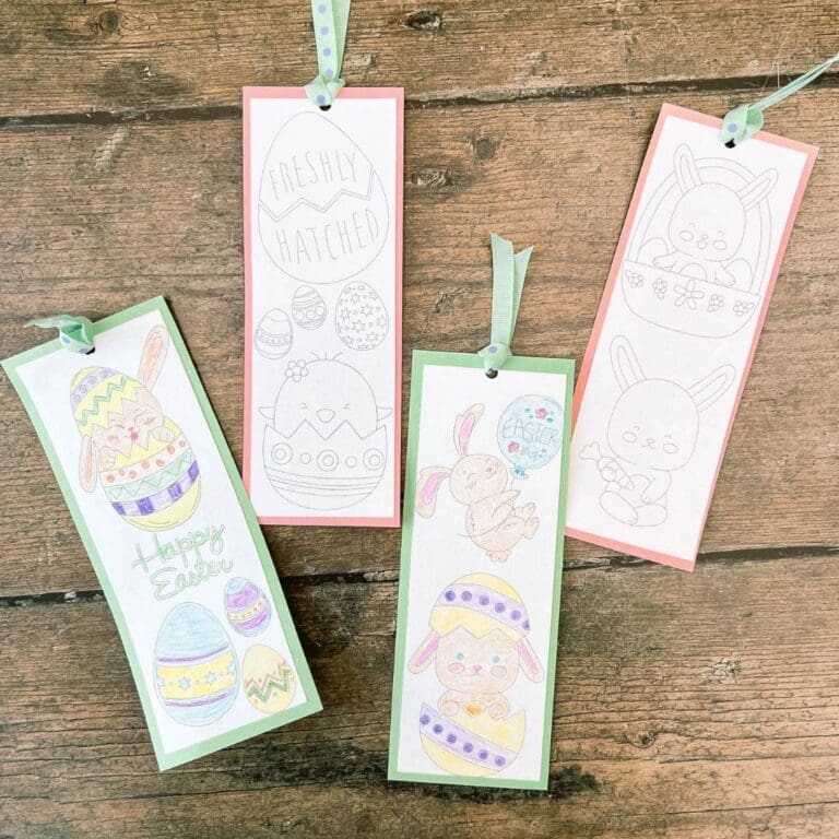 Easter Bookmarks to Color - Mum In The Madhouse