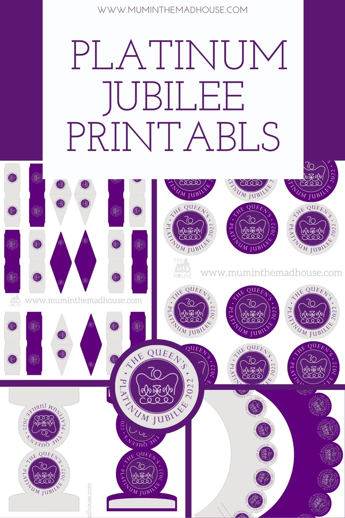 Free Printable Queen’s Platinum Jubilee Decorations - Mum In The Madhouse