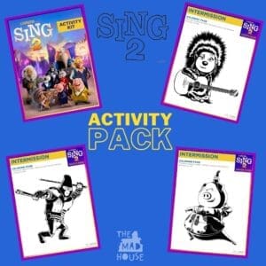 Sing 2 Colouring Pages - Free Printable | Mum In The Madhouse