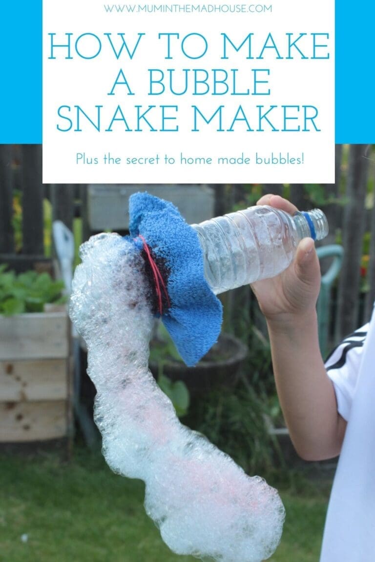 How to make a bubble snake maker | Mum In The Madhouse