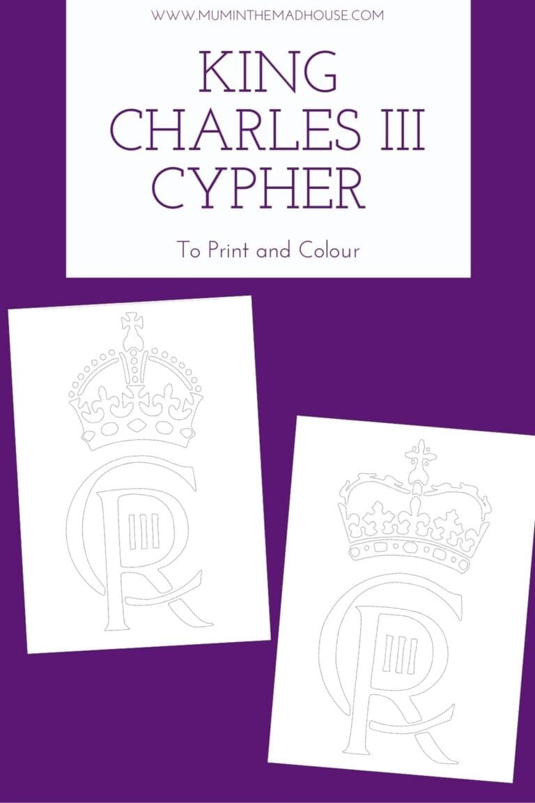 King Charles III Colouring Pages - Mum In The Madhouse