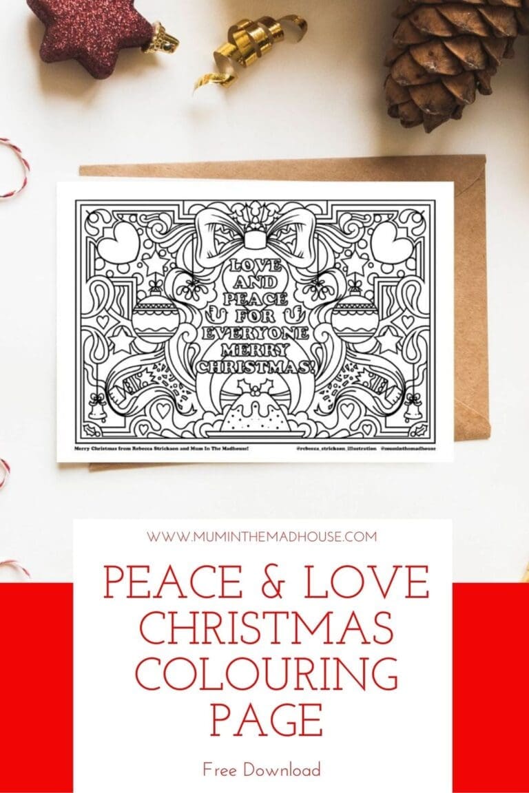 Free Christmas Colouring Page to Download | Mum In The Madhouse