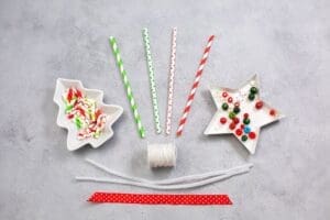 DIY Christmas Wreath Decoration from Paper Straws | Mum In The Madhouse