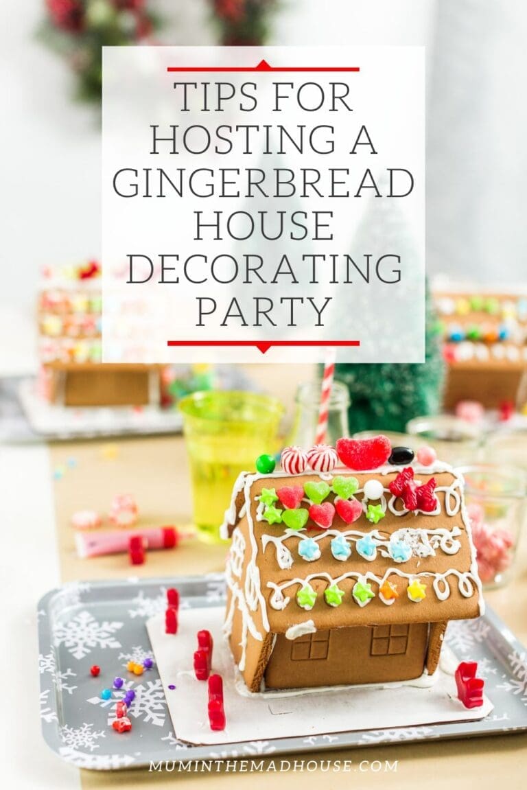 How to Throw a Gingerbread House Decorating Party | Mum In The Madhouse