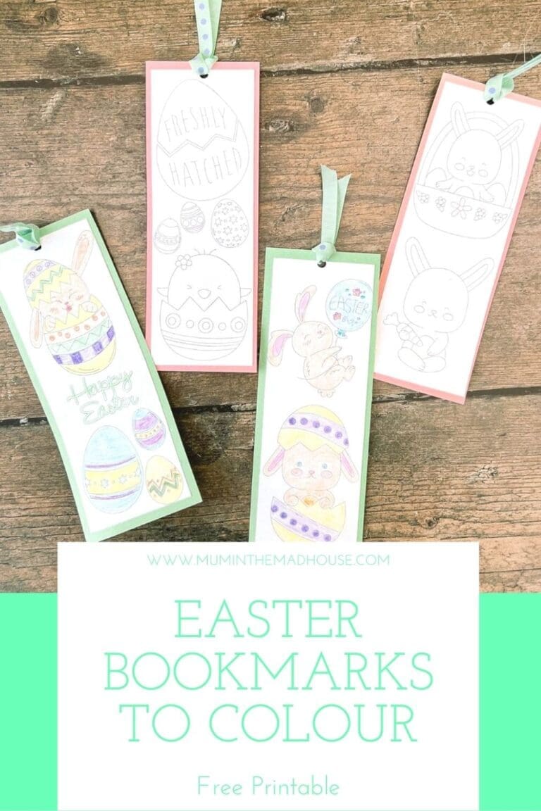Easter Bookmarks to Color | Mum In The Madhouse