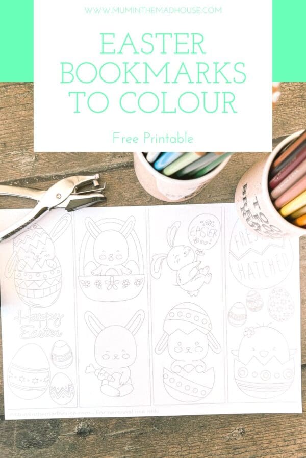 Easter Bookmarks to Color | Mum In The Madhouse