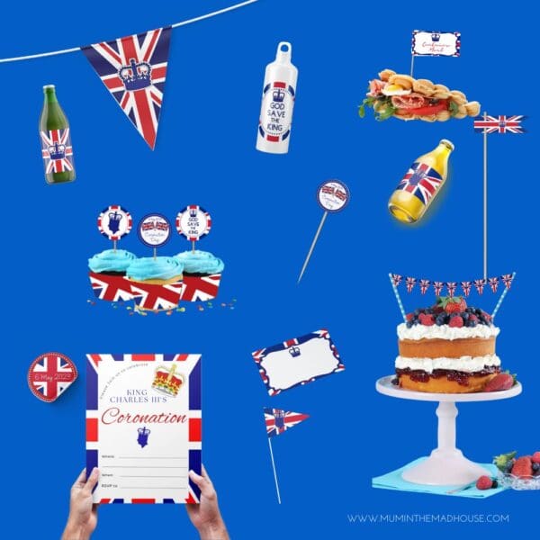 Free Coronation Party Decorations | Mum In The Madhouse