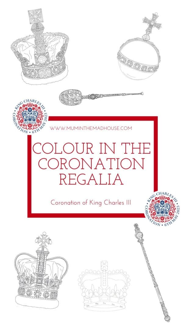 Learn About and Colour The Coronation Regalia - The Coronation of King ...
