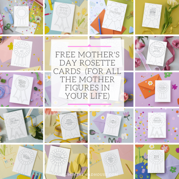 Free Printable Mother's Day Cards to Colour in - Rosette Style | Mum In ...