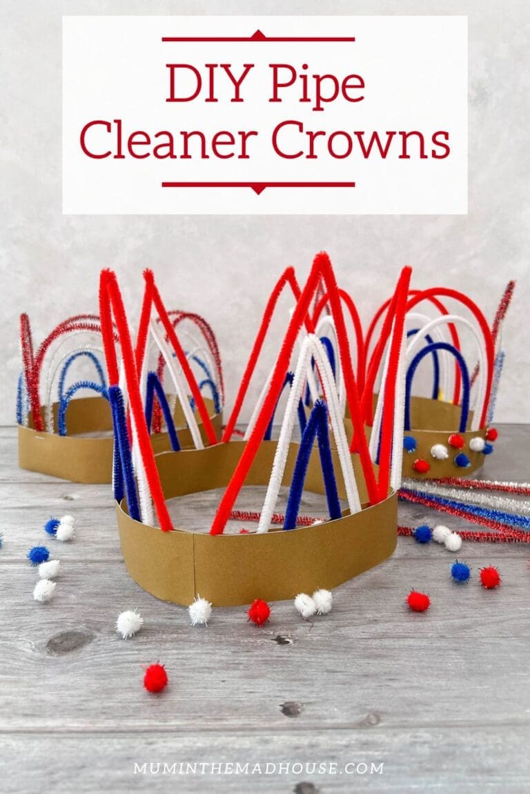 DIY Pipe Cleaner Crown - Royal Craft - Mum In The Madhouse