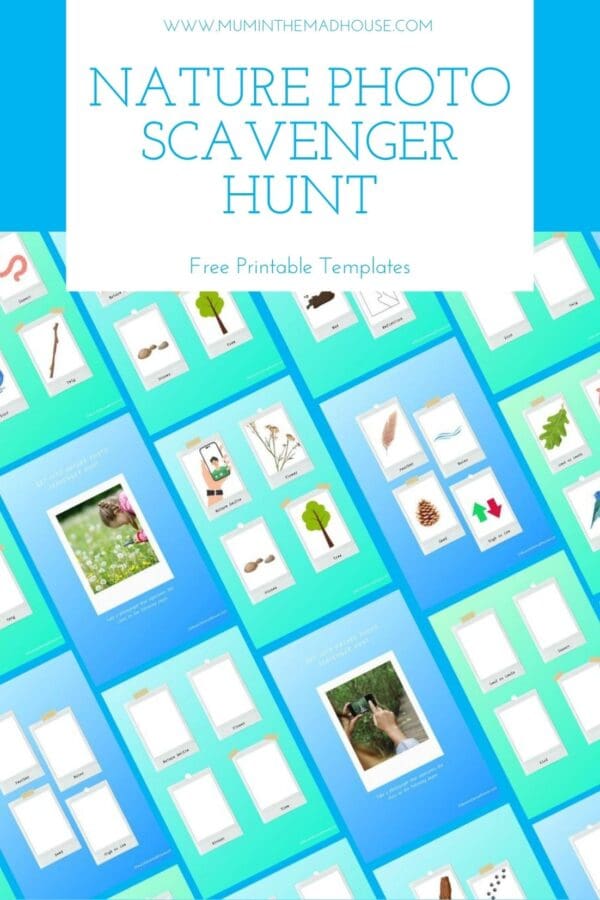 Nature Photo Scavenger Hunt with Free Printable Template - Mum In The ...