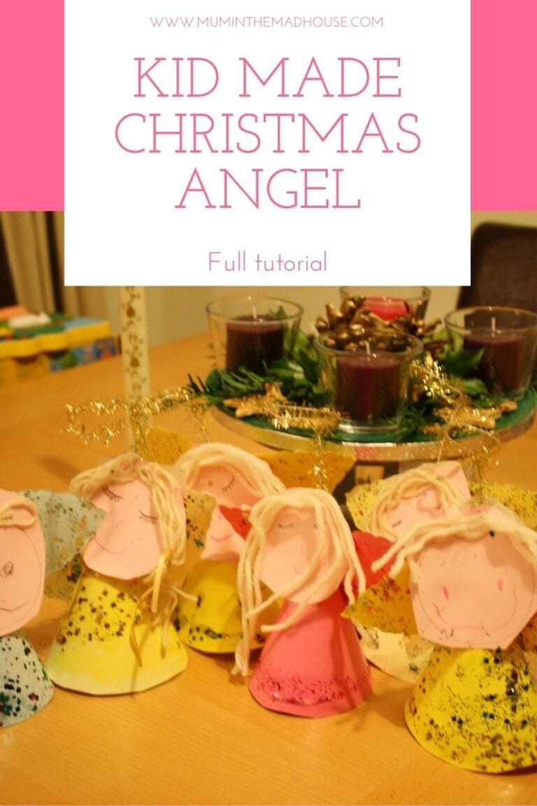 Kid Made Christmas or Advent Angels | Mum In The Madhouse
