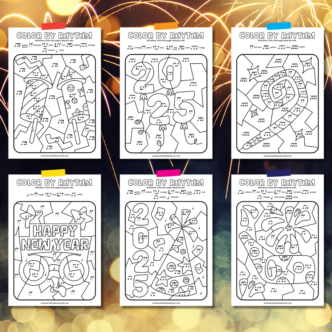 Color-by-Rhythm Activity Download | Mum In The Madhouse