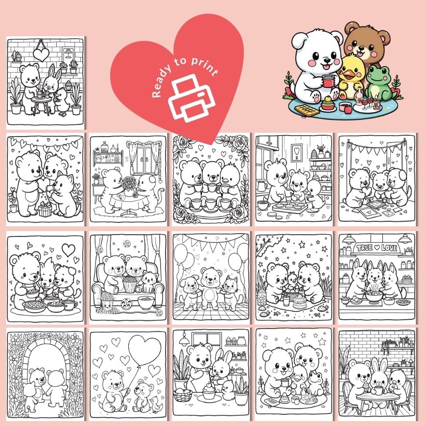 Download Your Free Fluffy Friends Colouring Book! | Mum In The Madhouse